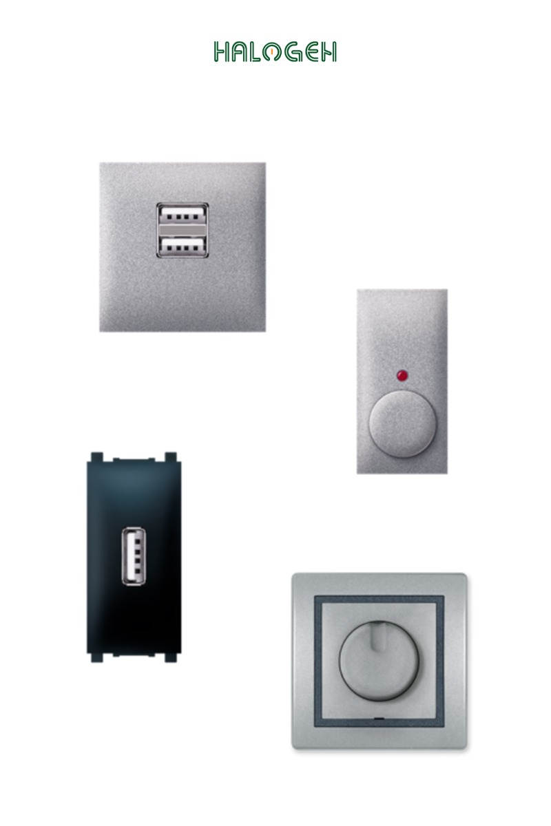 Utikači, prekidači i utičnice - Halogen